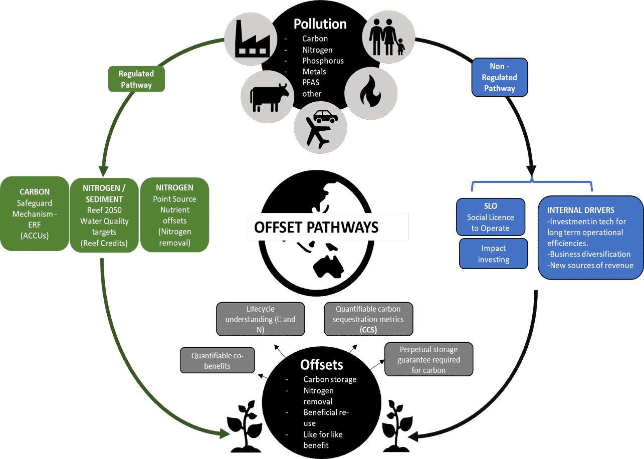 Carbon and Nitrogen Offsets from Sustainable Aquaculture